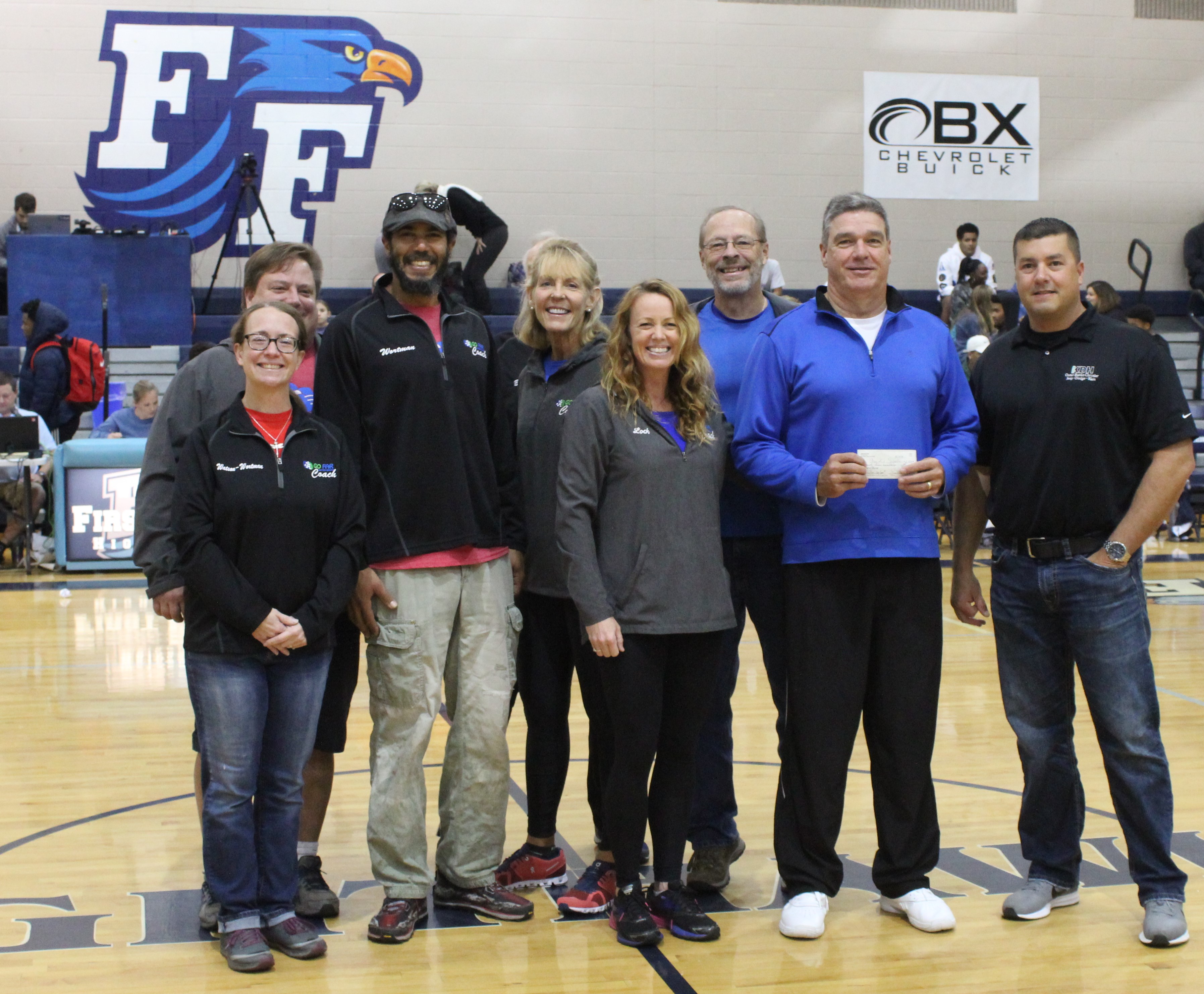 Hyde School Superintendent Steve Basnight receives donation check from ...